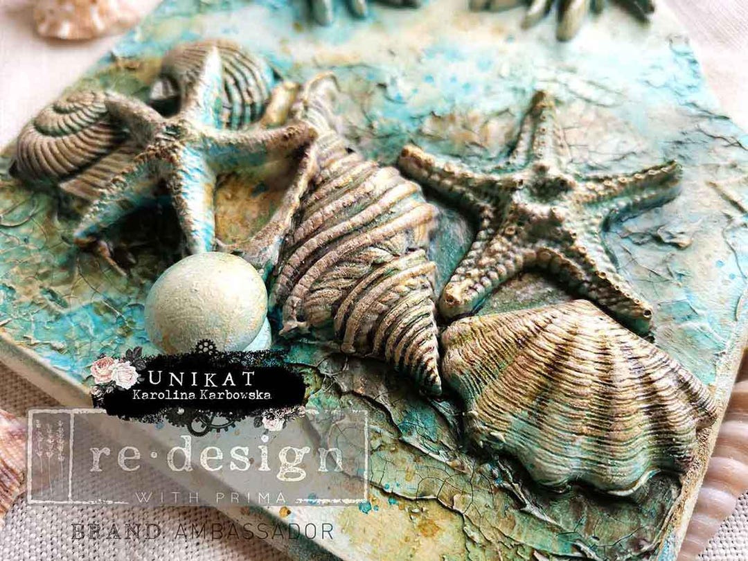 Redesign With Prima - Decor Moulds® – REEF ELEGANCE– 1 Pc, 5″x10″x8mm ...