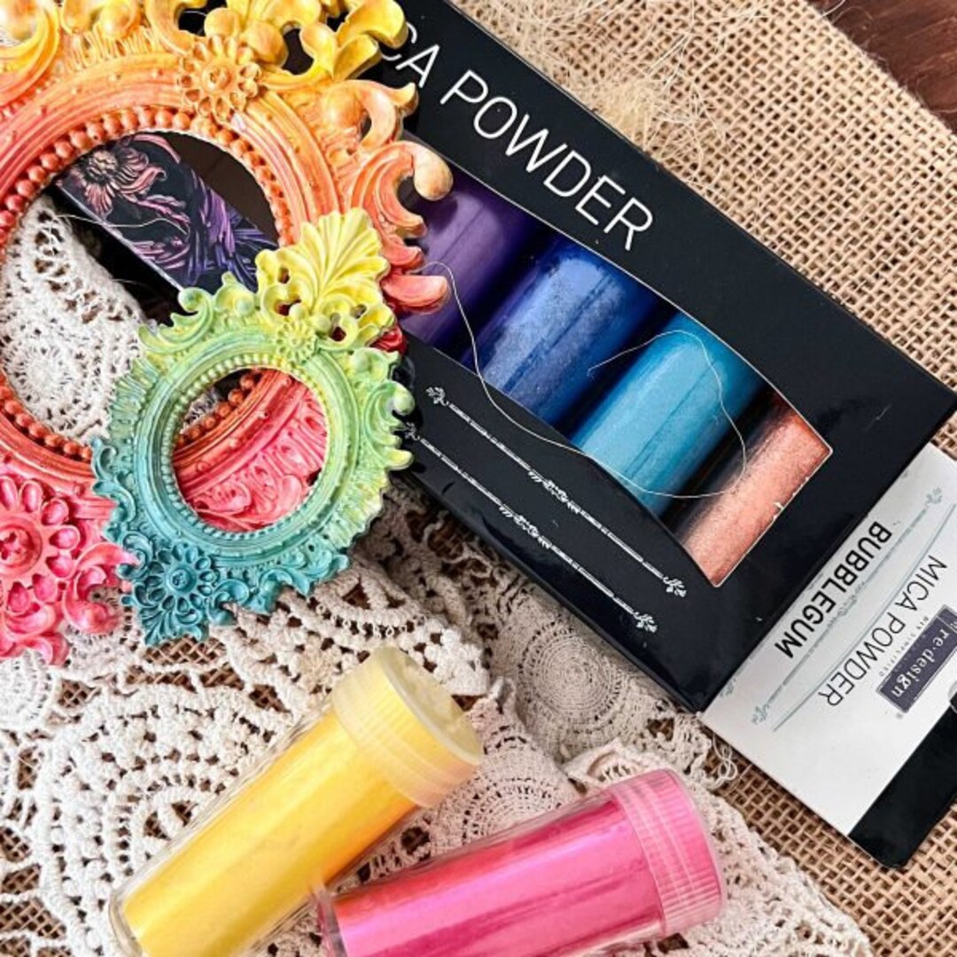 Redesign With Prima - Decor Mica Powder Set – Bubblegum – 6 COLORS - 5G ...