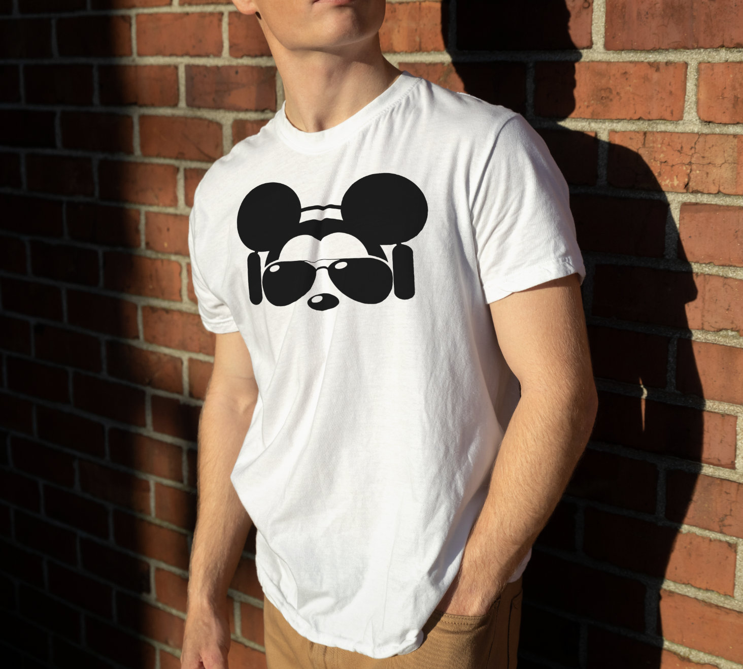 Dj Mickey Mouse Vector Design With Font for T-shits, Mugs, Hoodies and ...
