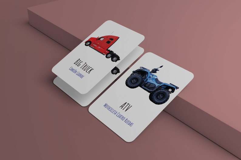 VEHICLES 30 Montessori Cards Editable PDF Flash Cards Nomenclature ...