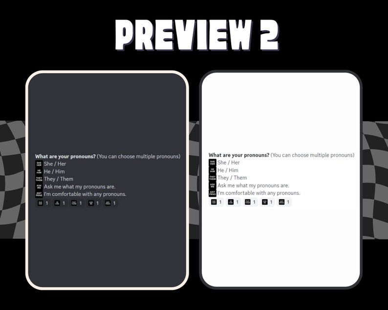 Pronoun Discord Reaction Role Emotes / Pronoun Role Emotes / - Etsy Pronoun Discord Reaction Role Emotes / Pronoun Role Emotes / - Etsy
