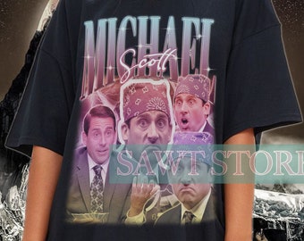 Michael Scott Homage T-shirt Tee Top US Office TV Show Retro 90's ...