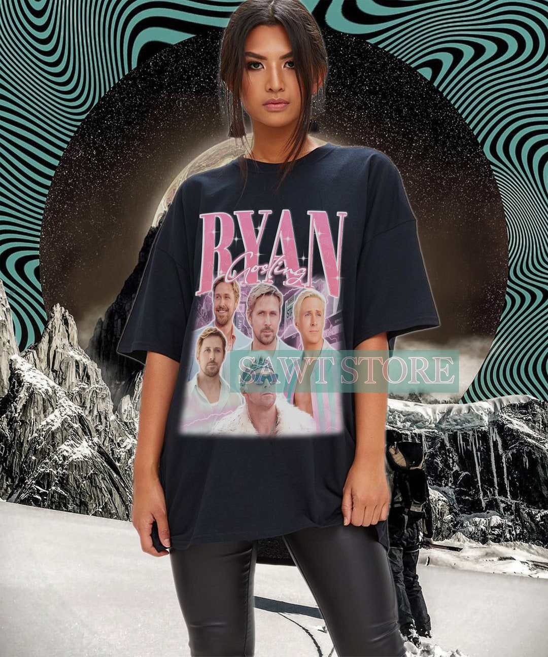 Ryan Gosling Vintage Shirt, Ryan Gosling Homage Tshirt, Ryan Gosling ...