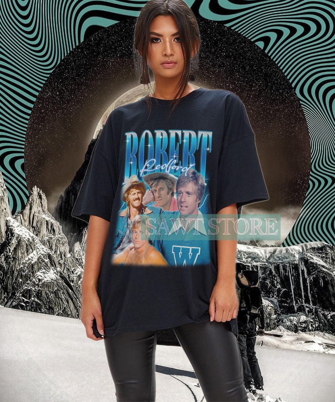 ROBERT REDFORD Shirt, Robert Redford Homage Tshirt, Robert Redford Fan ...