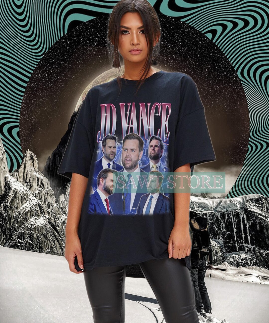 JD Vance Vintage Shirt, Jd Vance Retro 90's Tees, Donald Trump, Jd ...
