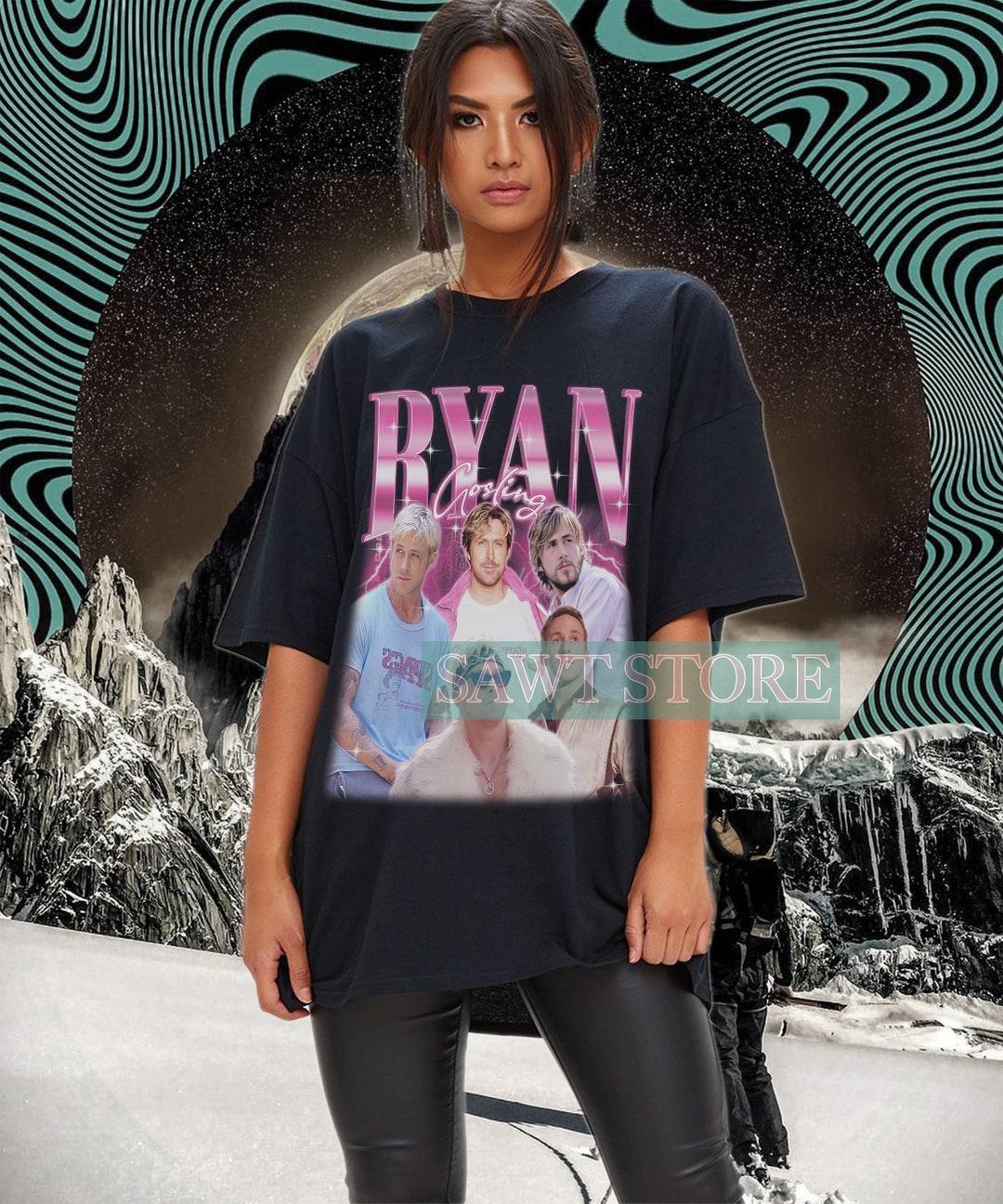 Ryan Gosling, Ryan Gosling Shirt, Ryan Gosling Retro Tshirt, Ryan ...