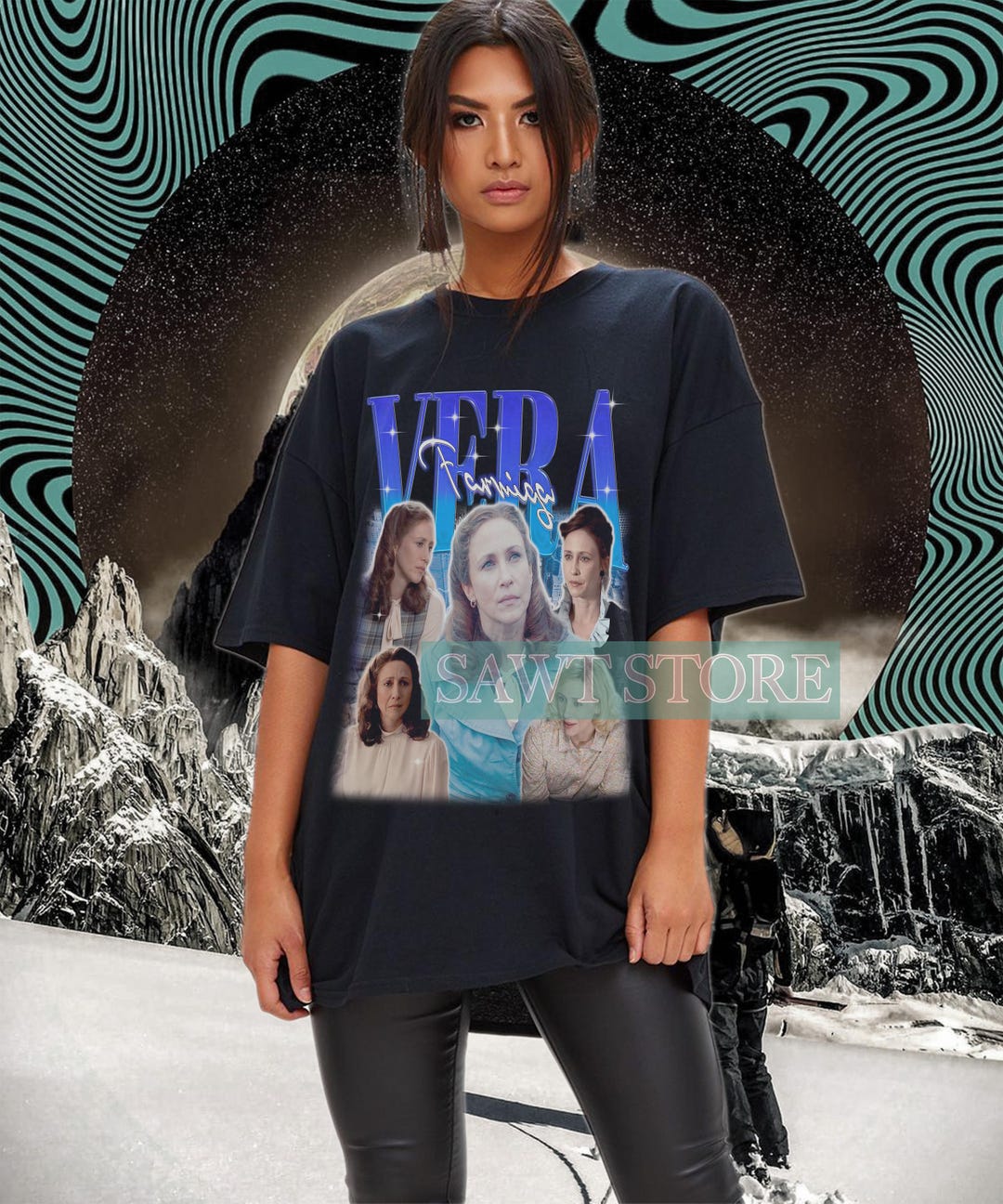 VERA FARMIGA Shirt, Vera Farmiga Retro Tshirt, Actress Vintage Fan Tees ...