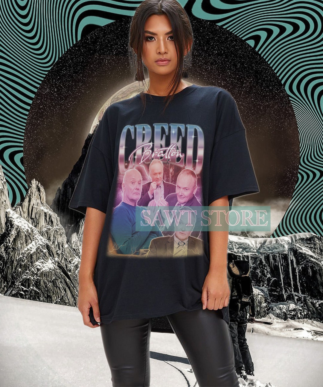 Retro CREED BRATTON Vintage Shirt - Actor, Singer Musician, Creed ...