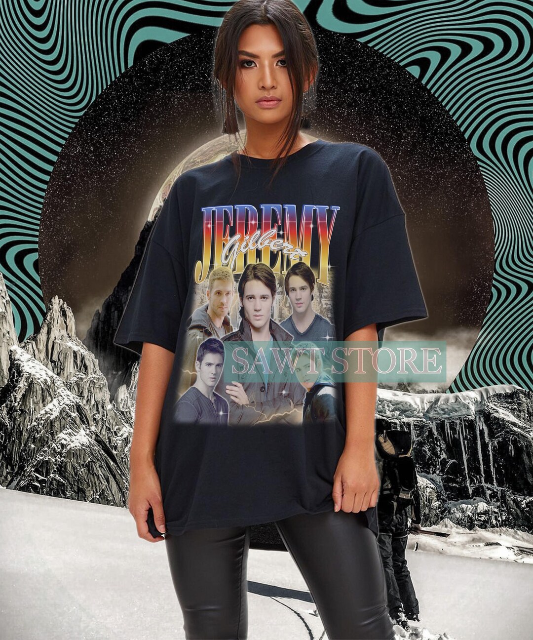 Retro JEREMY GILBERT Shirt, Jeremy Gilbert Tshirt, Jeremy Gilbert Fan ...