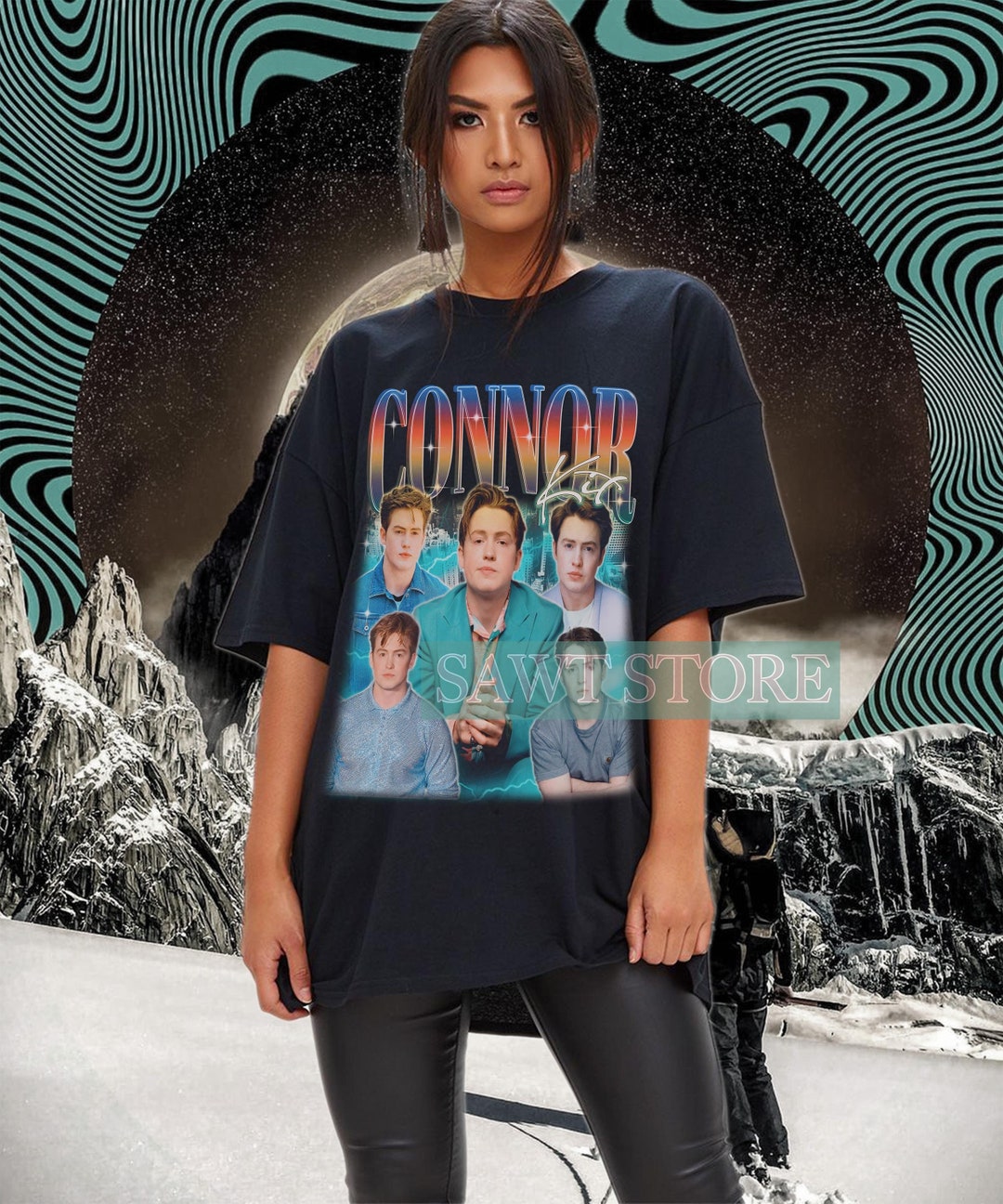 Retro KIT CONNOR T-shirt - Kit Connor Bootleg Tees, Kit Connor Fans ...