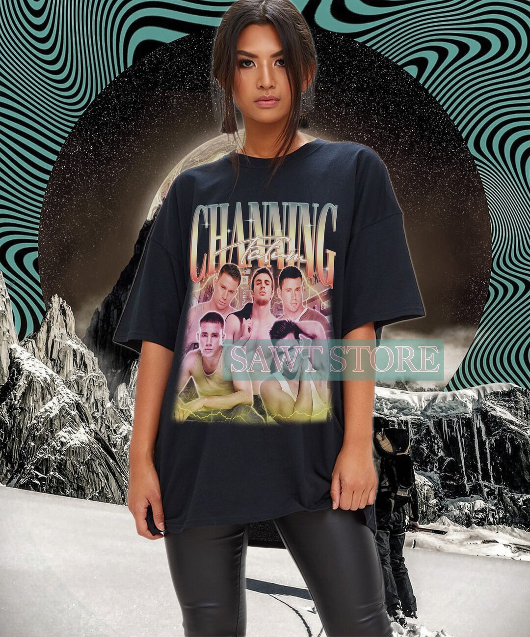 Retro CHANNING TATUM T-shirt, Channing Tatum Vintage T-shirt, Funny ...