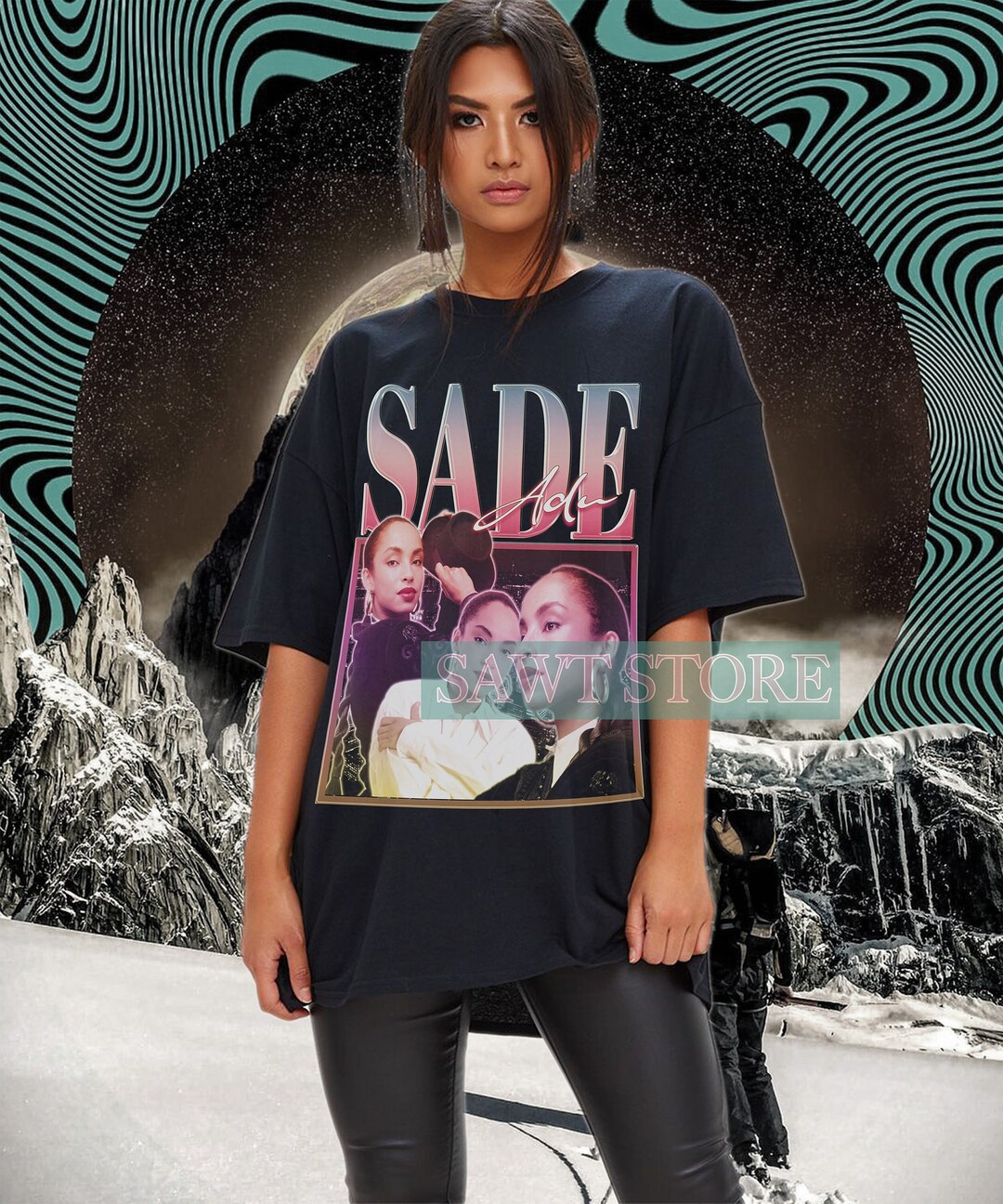 Retro SADE ADU Vintage Shirt | Sade Adu Homage Tshirt | Sade Adu Fan ...