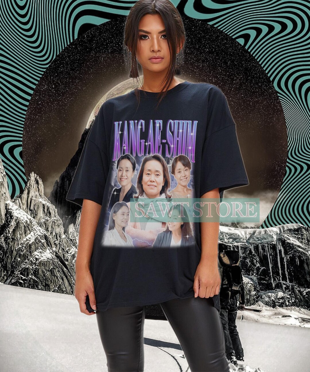 Retro KANG AE-SIM Shirt, Kang Ae-sim Vintage 90s Tshirt, K-drama ...