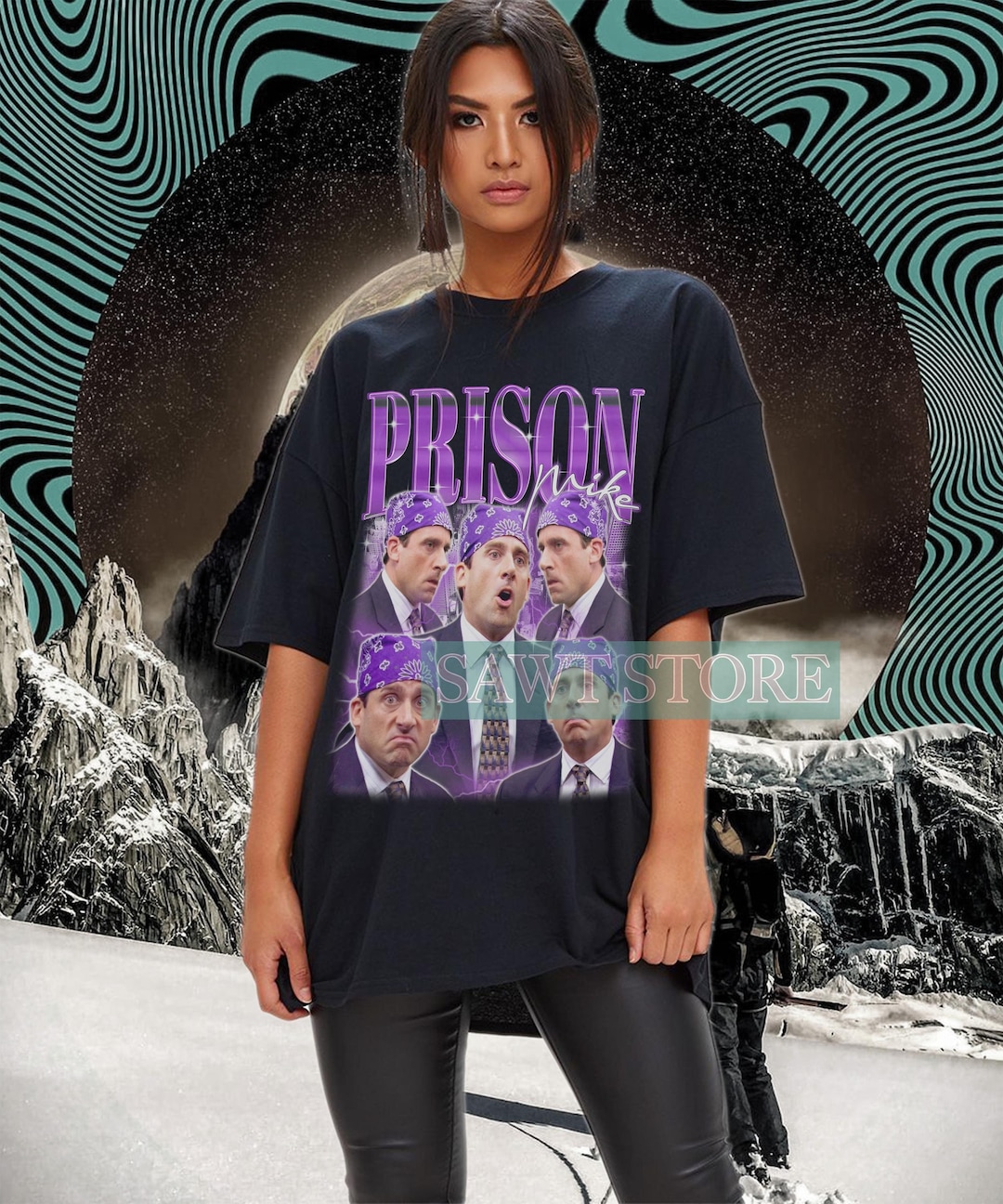 PRISON MIKE Vintage T-shirt, Prison Mike Retro Shirt, the Office Funny ...