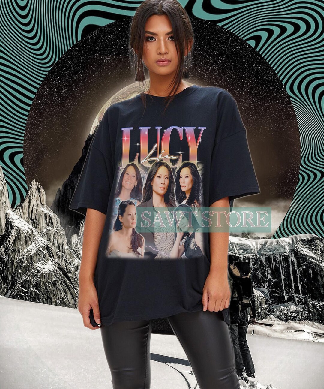 Retro LUCY LIU Shirt, Lucy Liu Homage Tshirt, Lucy Liu Fan Tees, Lucy ...