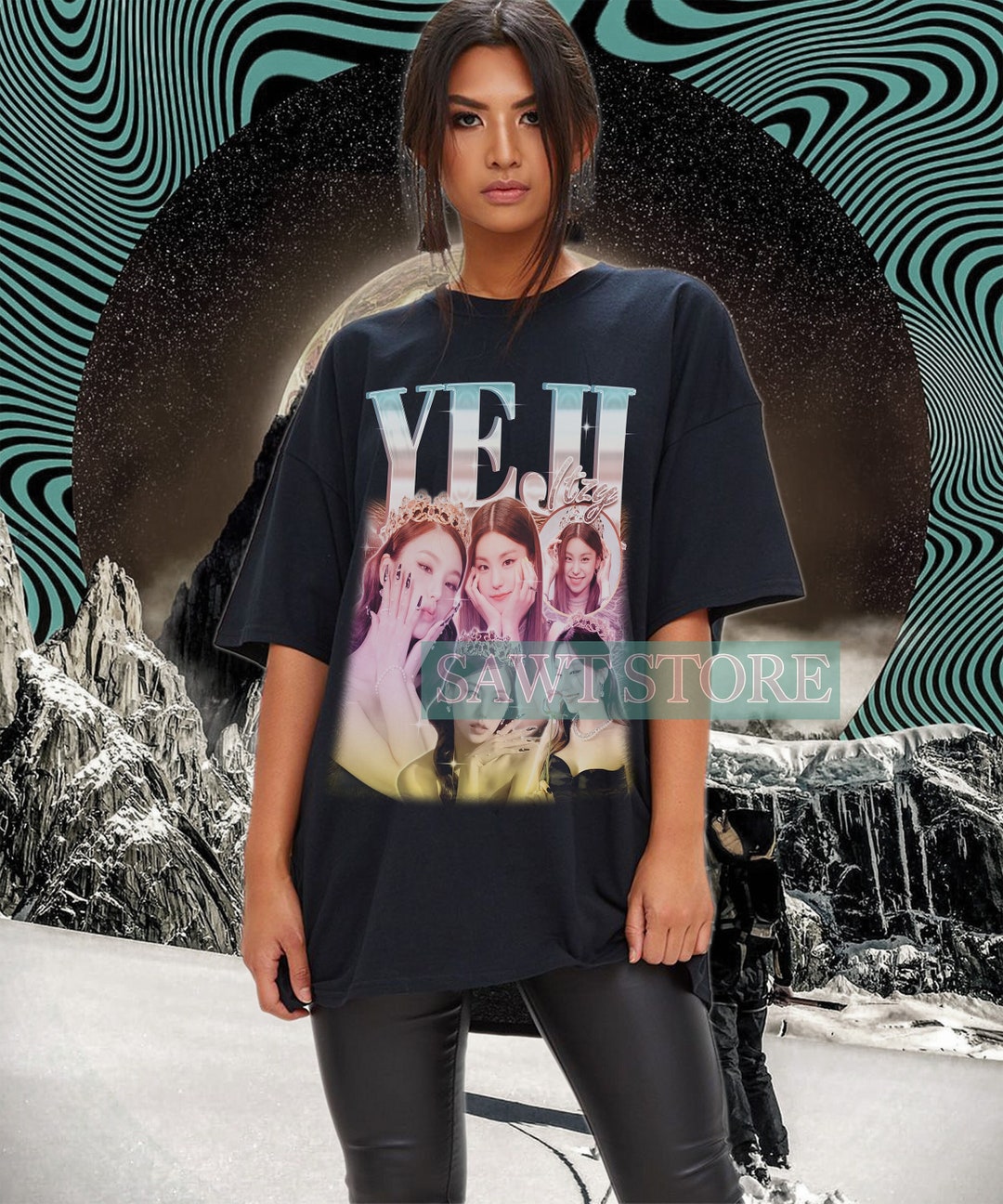 Hwang Ye Ji Vintage Shirt, Itzy Vintage Shirt Tshirt Tee, Itzy Crazy in ...