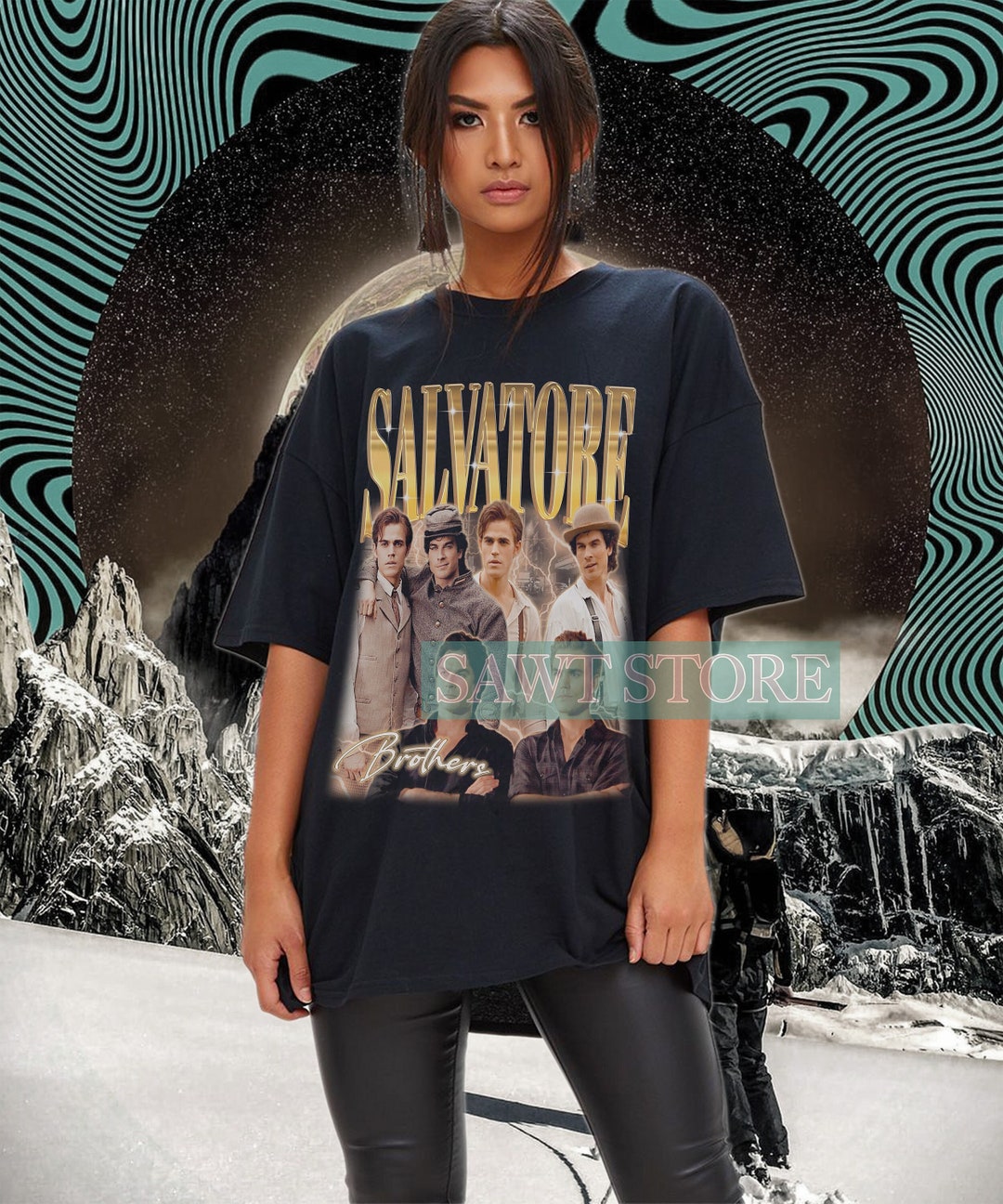 Salvatore Brothers Shirt, Vampire Series Tee, Fan Gift - Etsy