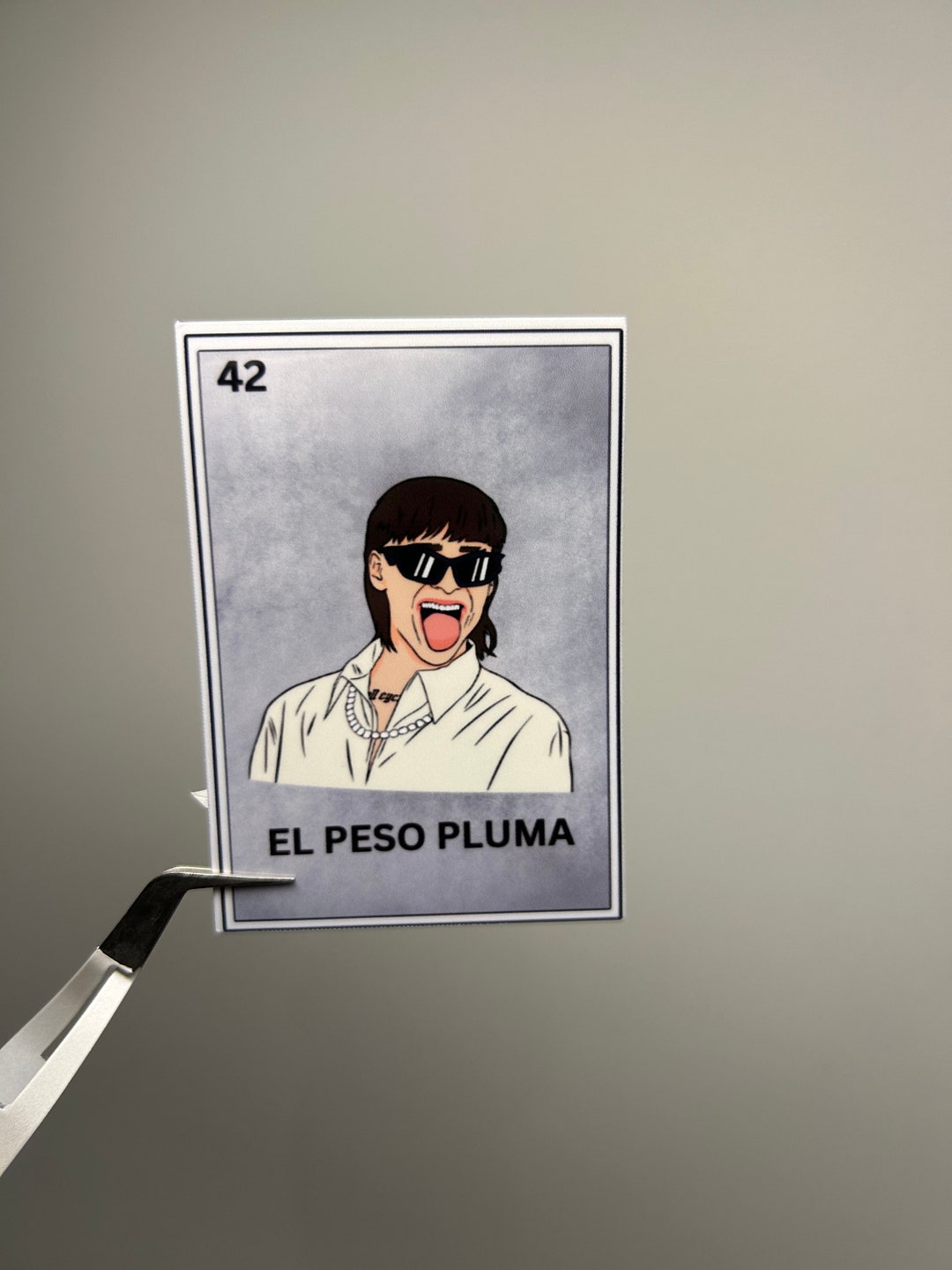 Peso Pluma Loteria Vinyl Sticker, Peso Pluma Sticker, Peso Pluma Heart ...