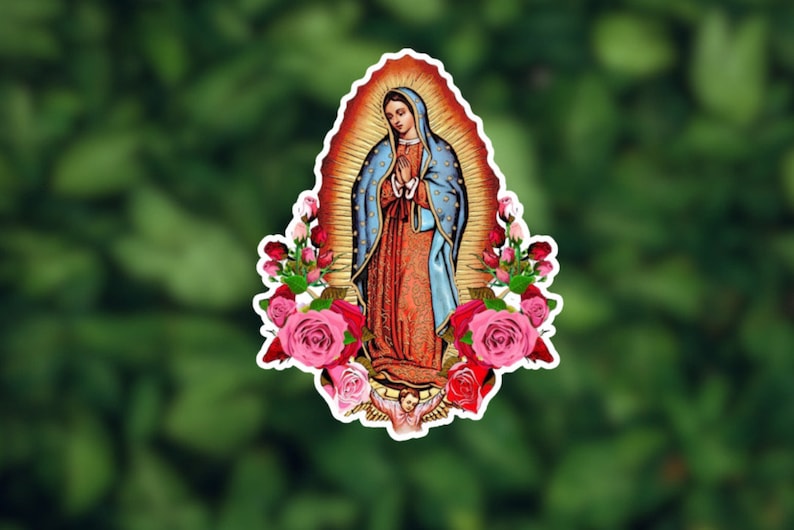 Virgen María Sticker Bundle, Decal Laptop Sticker, Planner - Etsy