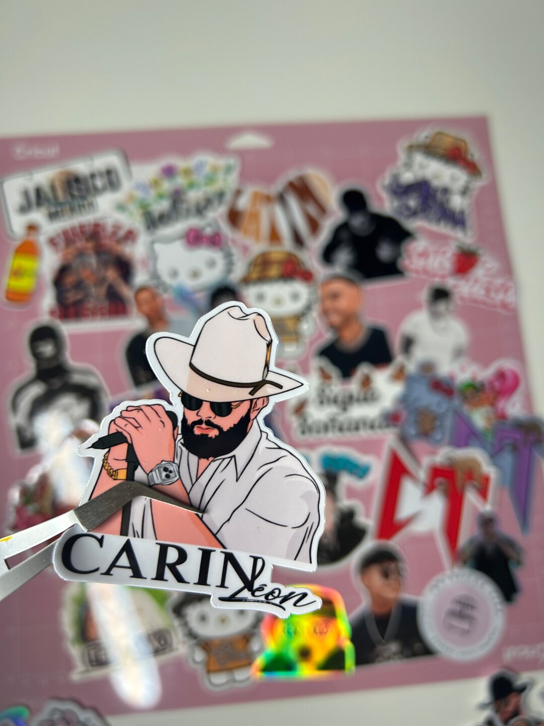 Carin Leon Sticker, Latino Sticker, Vinyl Stickers, Stickers for Laptop ...
