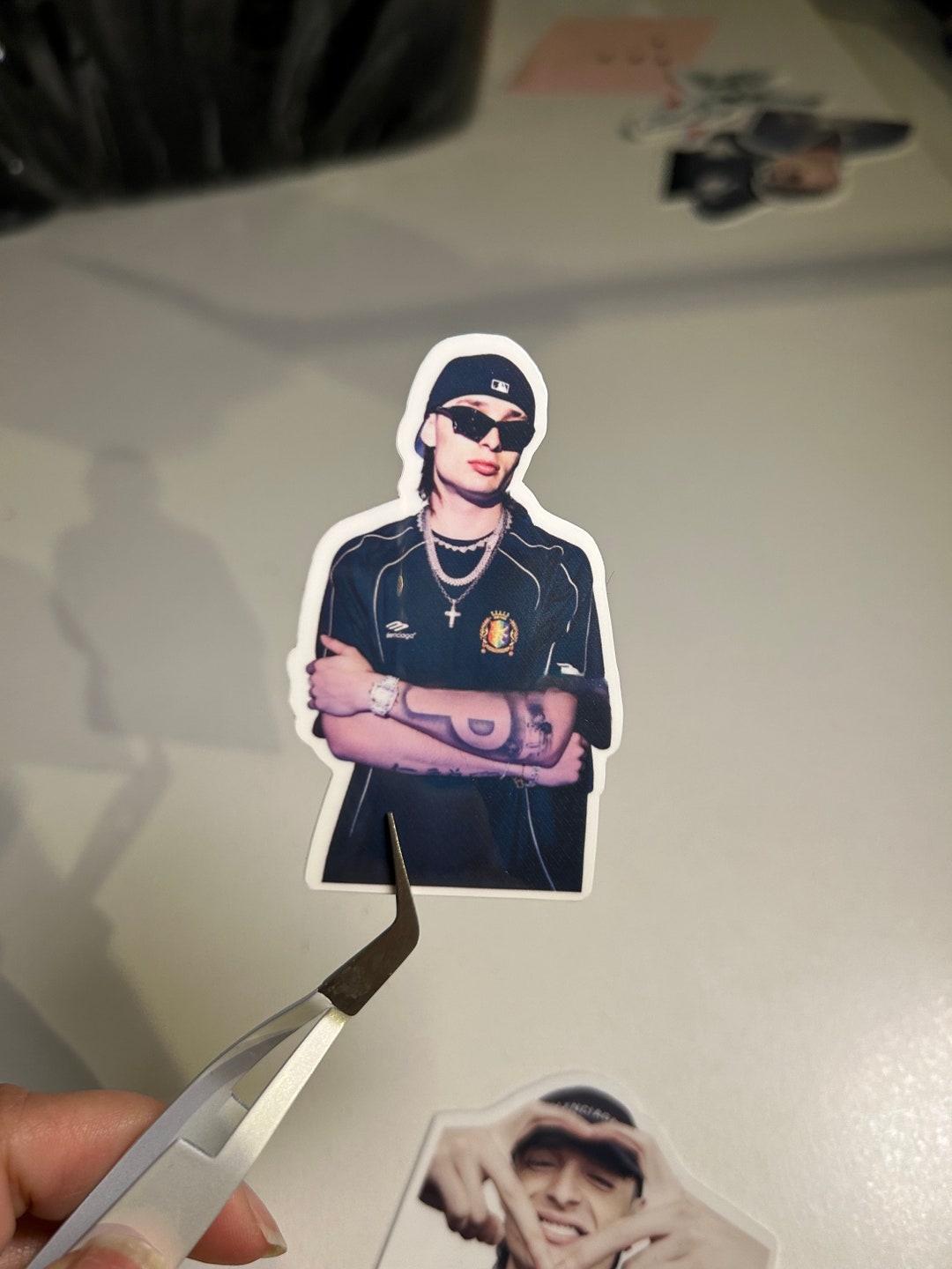 Peso Pluma Vinyl Sticker, Peso Pluma Sticker, Peso Pluma Heart Sticker ...