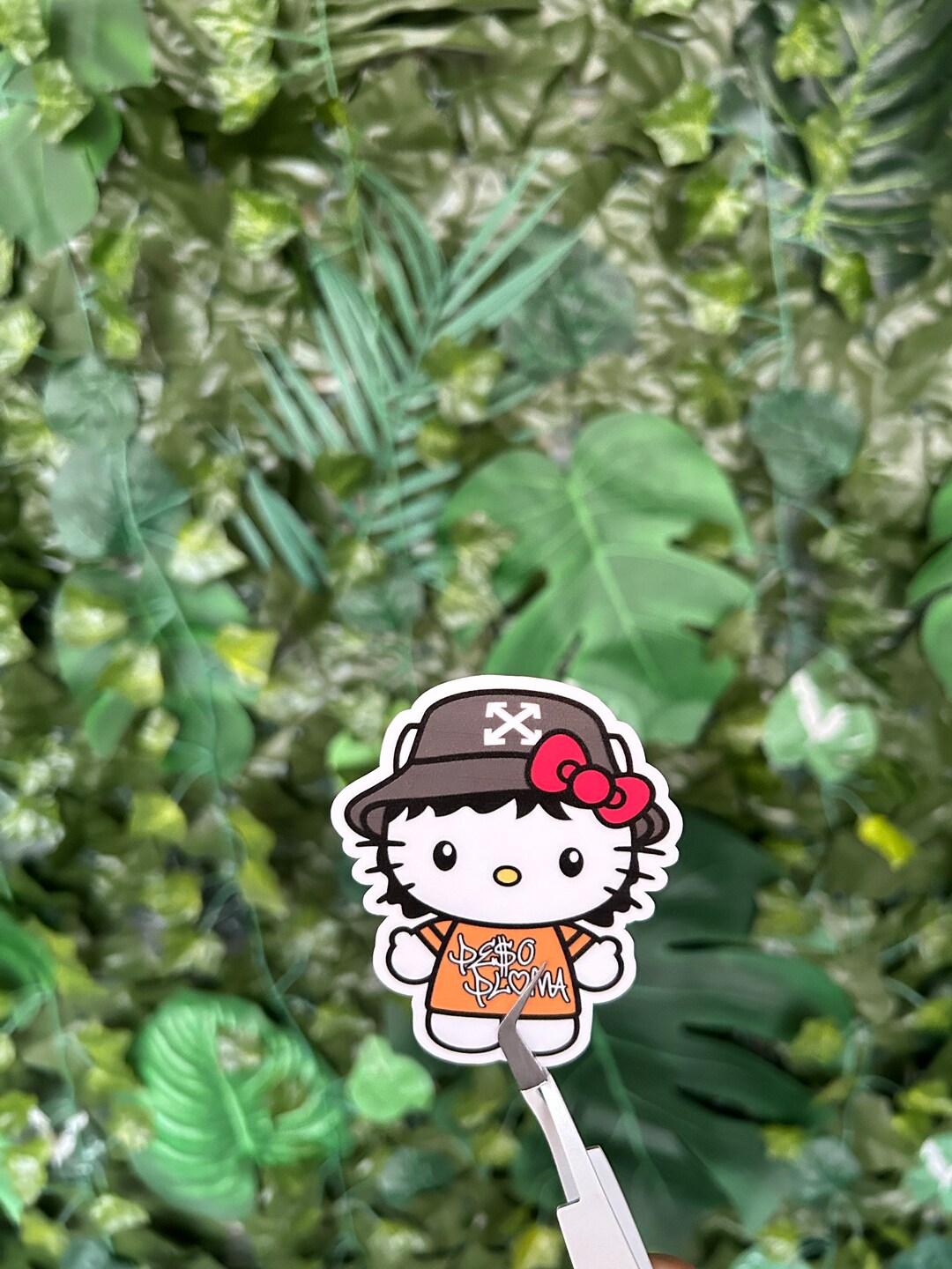 Peso Pluma Kitty Vinyl Sticker, Peso Pluma Sticker, Peso Pluma Heart ...