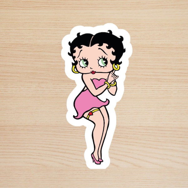 Betty Boop Sticker - Etsy