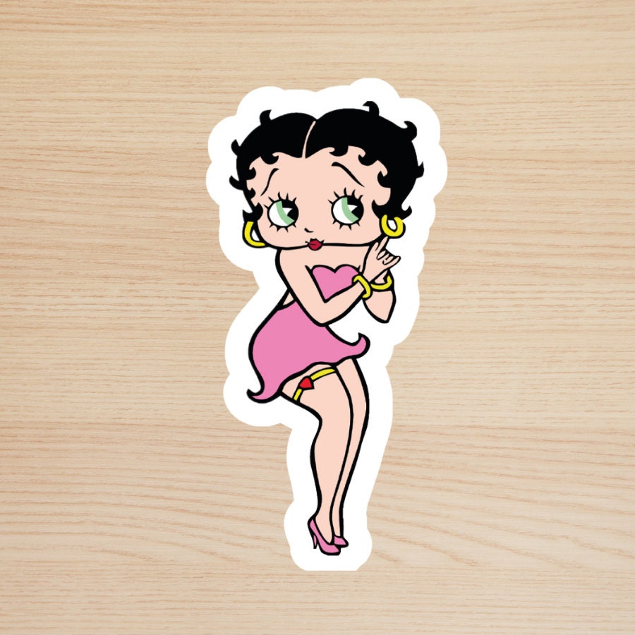 Betty Boop Classic Betty Boop Stickers Cartoon Stickers - Etsy