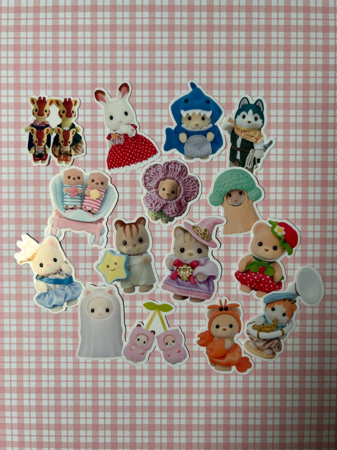 Calico Critter Sticker Bundle , Sticker Sheet, Retro Stickers ...