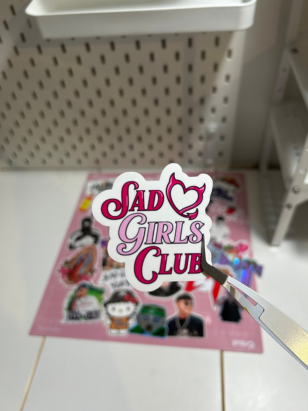 Sad Girls Club Sticker, Latino Sticker, Vinyl Stickers, Stickers for ...