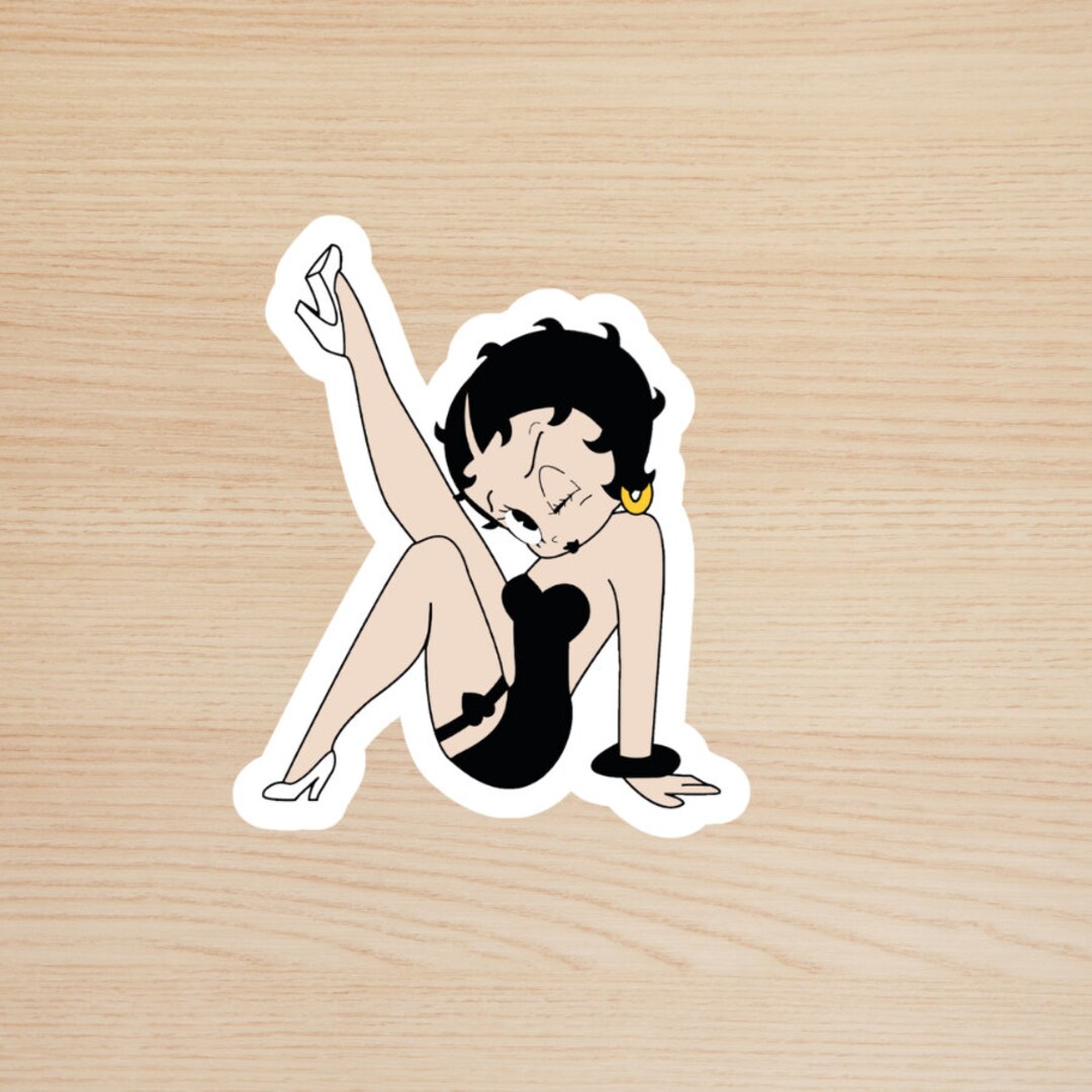 Betty Boop Classic Betty Boop Stickers Cartoon Stickers Laptop