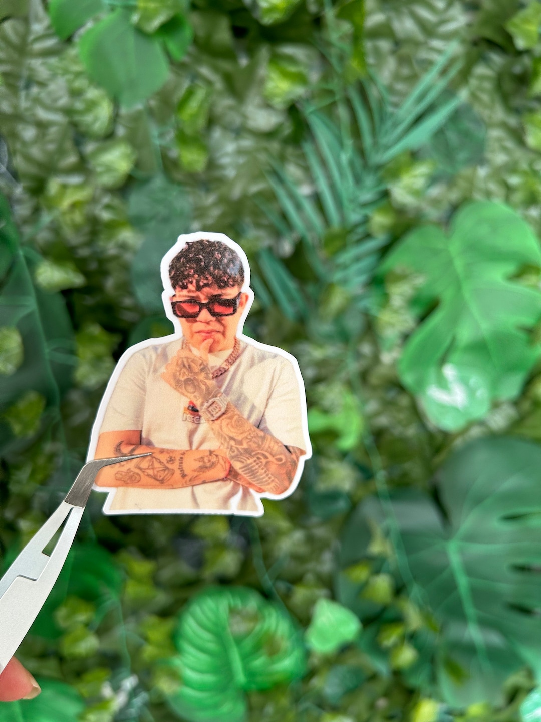 Junior H Sticker, Junior H, Sad Boyz L Custom Doble P Stickers Mexican ...