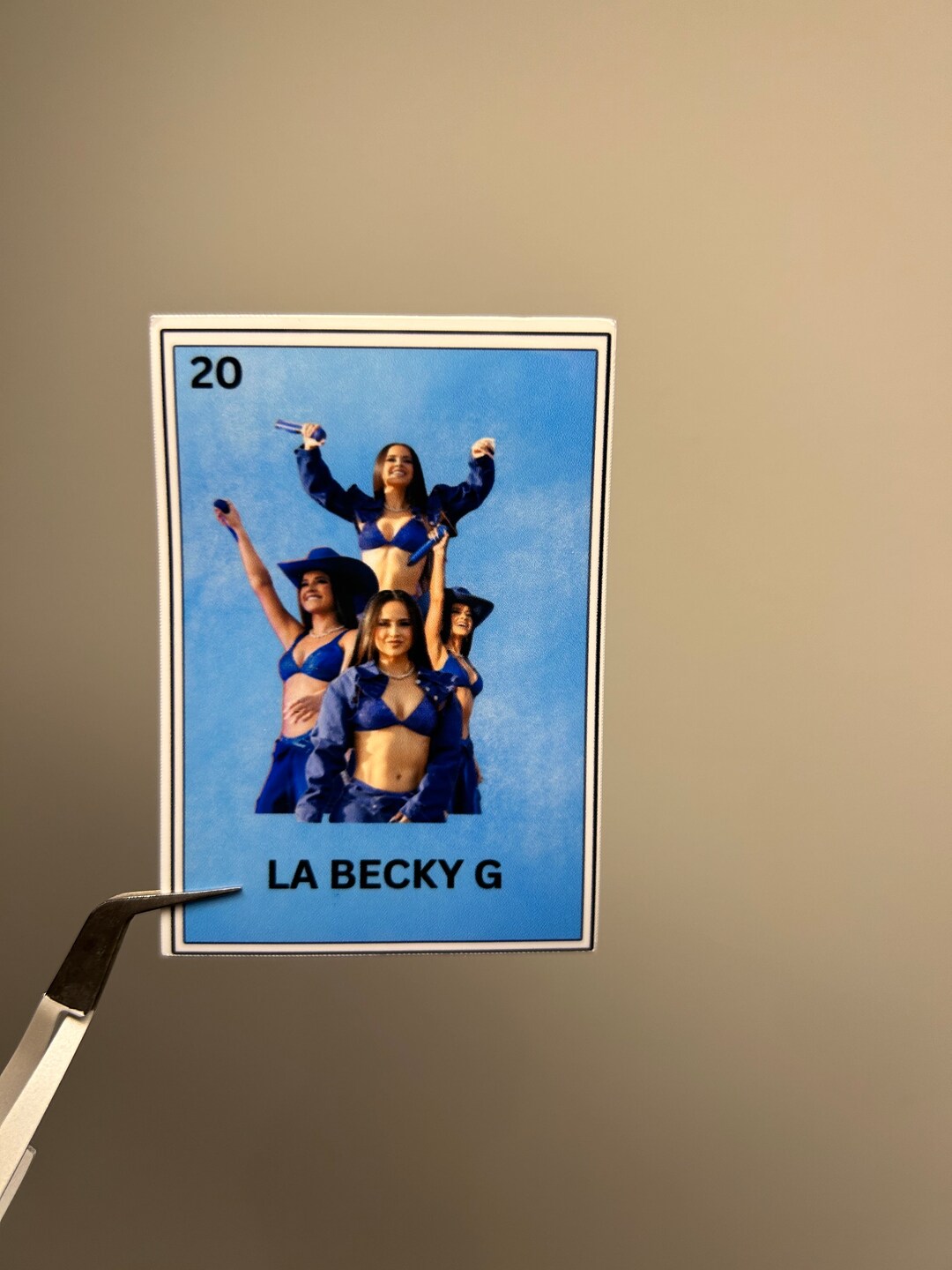 Becky G Loteria Sticker, Latina Sticker - Etsy