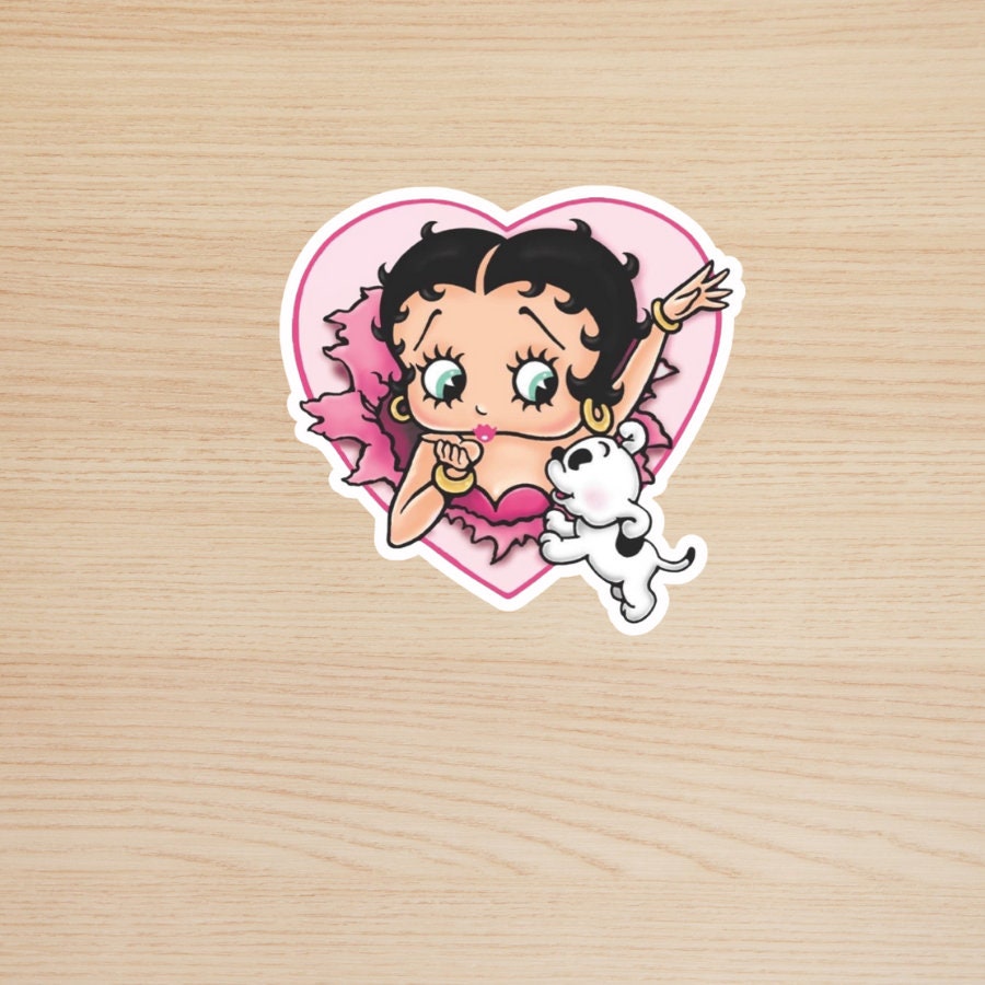Betty Boop Classic Betty Boop Stickers Cartoon Stickers - Etsy UK