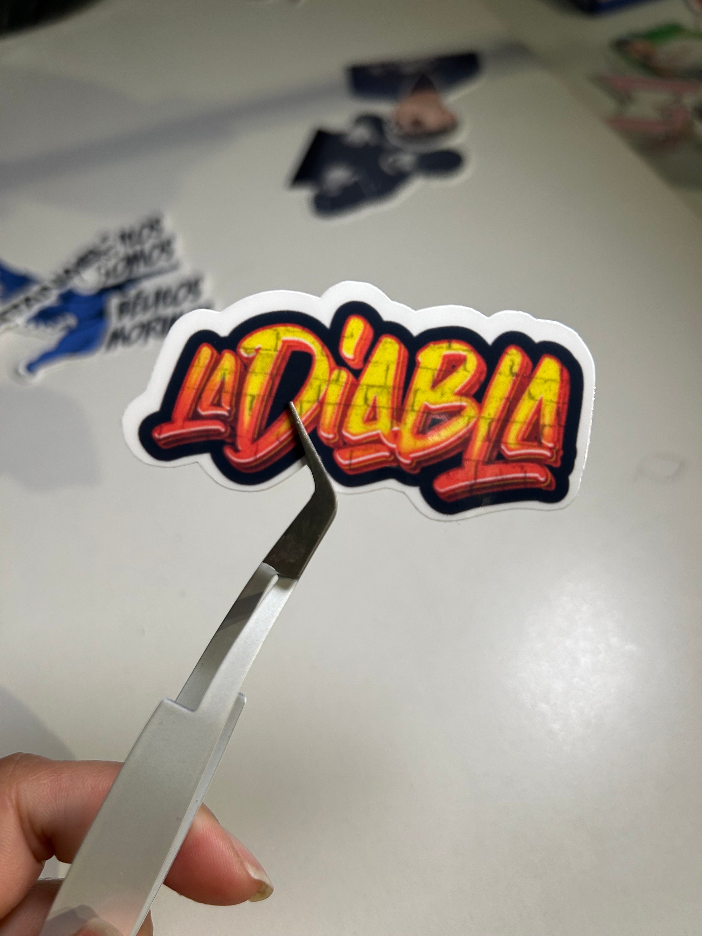Xavi Vinyl Sticker, Xavi La Diabla Sticker, Mexican Sticker , Laptop ...