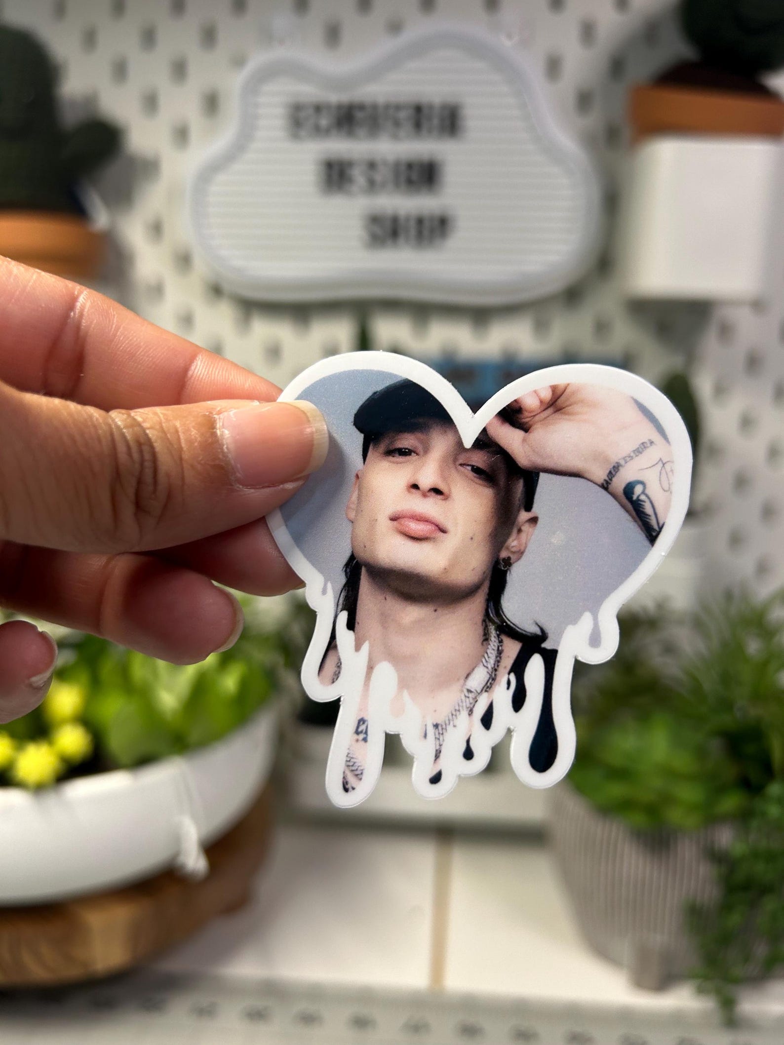 Peso Pluma Vinyl Sticker, Peso Pluma Sticker, Peso Pluma Heart Sticker ...