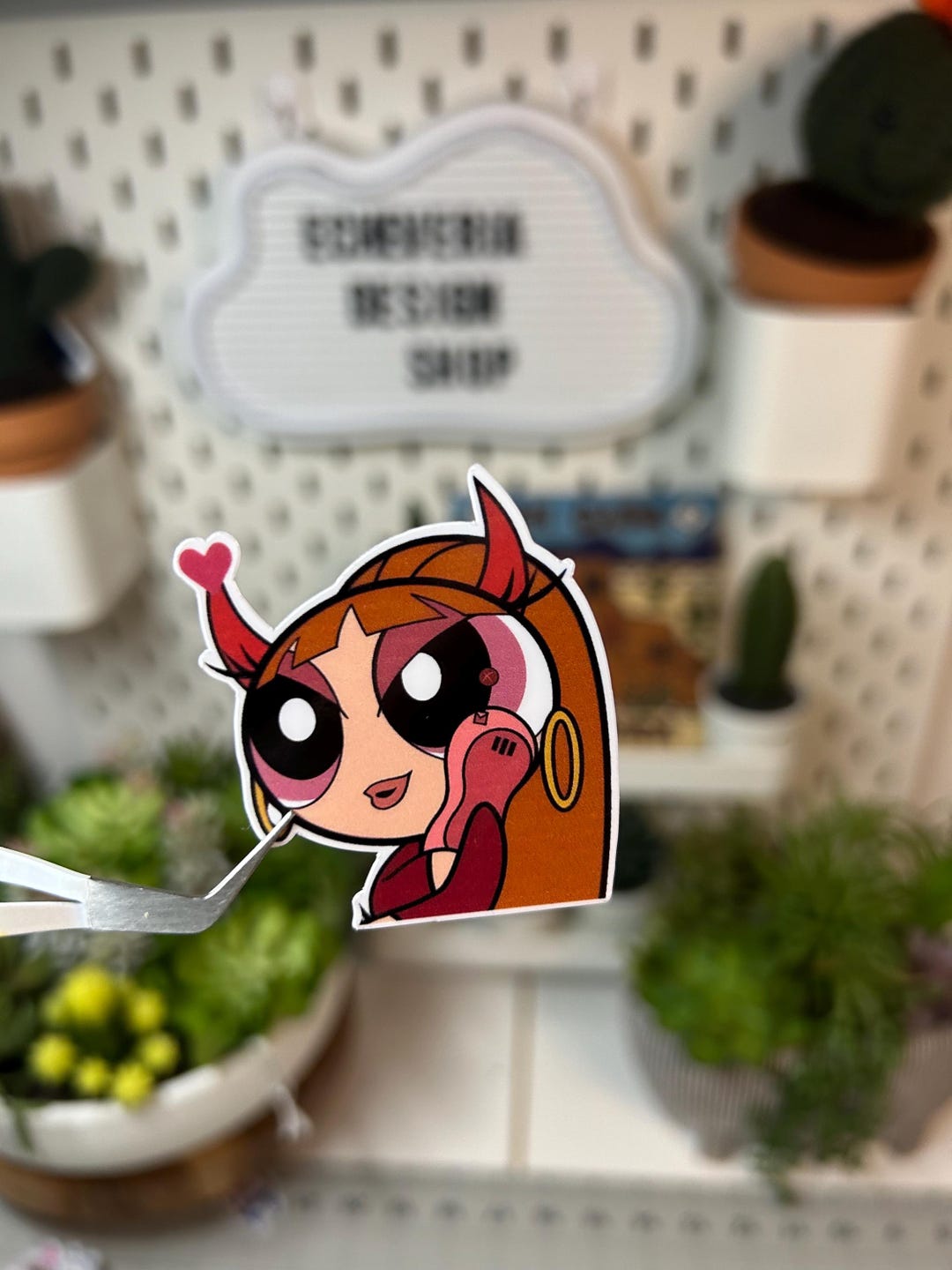 Latina Power Puff Girl Sticker, Latino Sticker, Vinyl Stickers ...