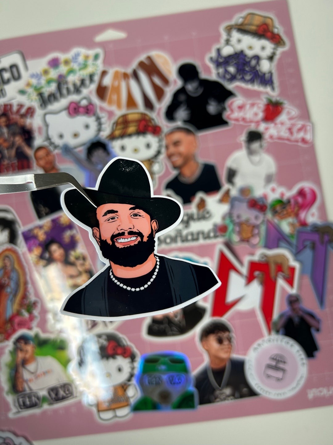 Carin Leon Sticker, Latino Sticker, Vinyl Stickers, Stickers for Laptop ...