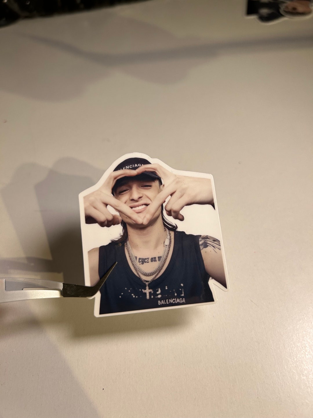 Peso Pluma Vinyl Sticker, Peso Pluma Sticker, Peso Pluma Heart Sticker ...