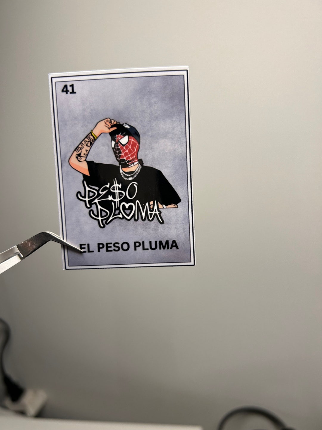 Peso Pluma Loteria Vinyl Sticker, Peso Pluma Sticker, Peso Pluma Heart ...