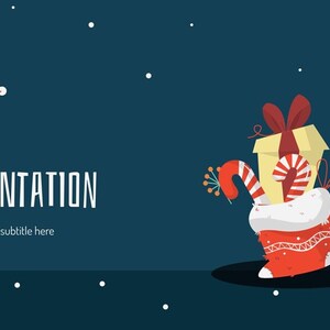 Christmas Powerpoint Template (70 Slides) - Etsy