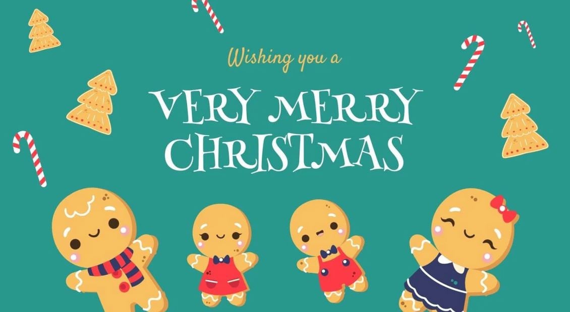 Cute Christmas Cards in Powerpoint 32 Slides - Etsy