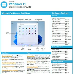 Ultimate Microsoft Office Cheat Sheet - All-in-one - Etsy