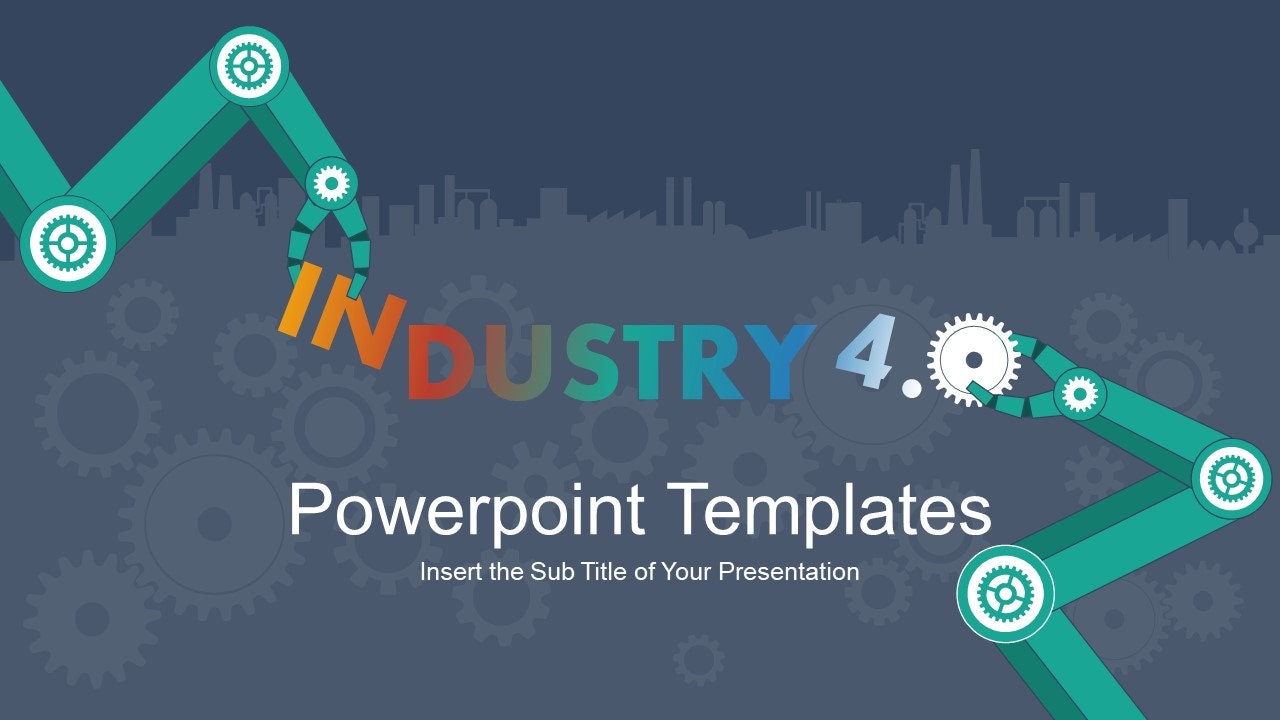 Industry 4.0 Powerpoint Template (48 Slides) - Etsy