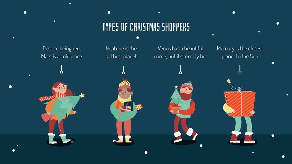 Christmas Powerpoint Template (70 Slides) - Etsy