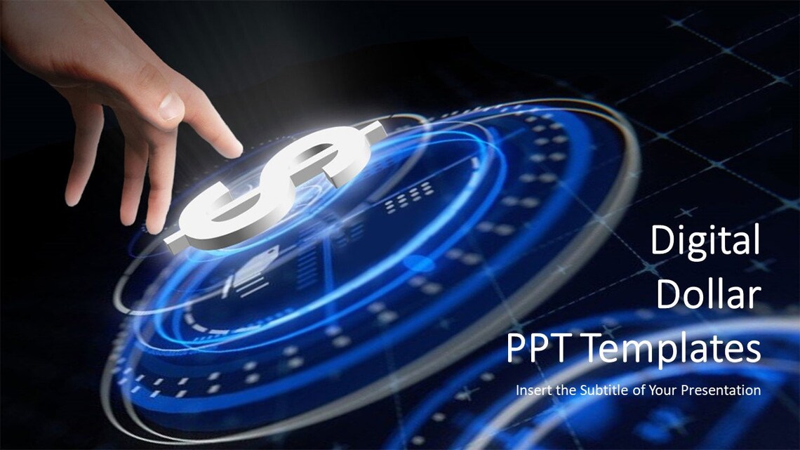 Digital Dollar Powerpoint Template 48 Slides - Etsy
