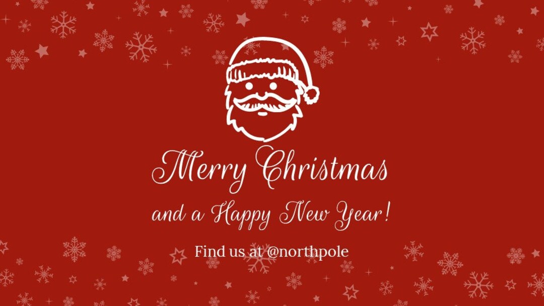 Christmas 2023 Powerpoint Template - Etsy