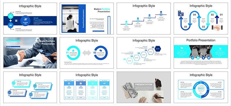 Digital Dollar Powerpoint Template (48 Slides) - Etsy