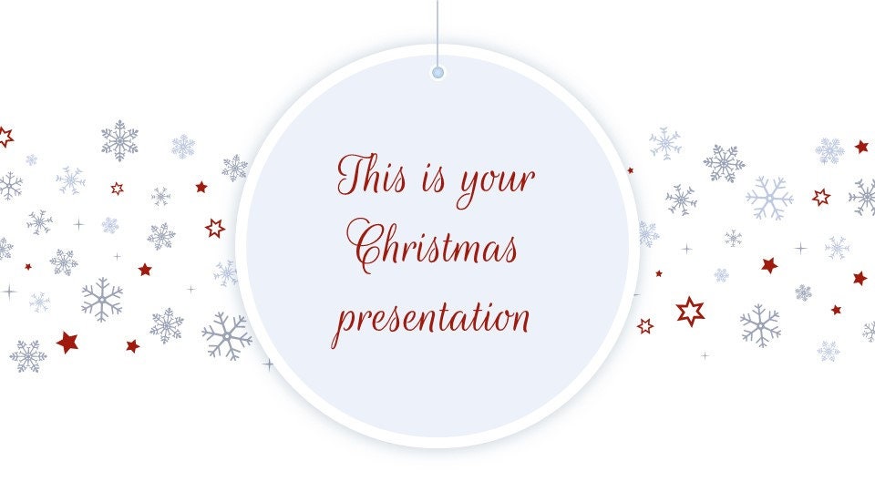 Christmas 2023 Powerpoint Template - Etsy