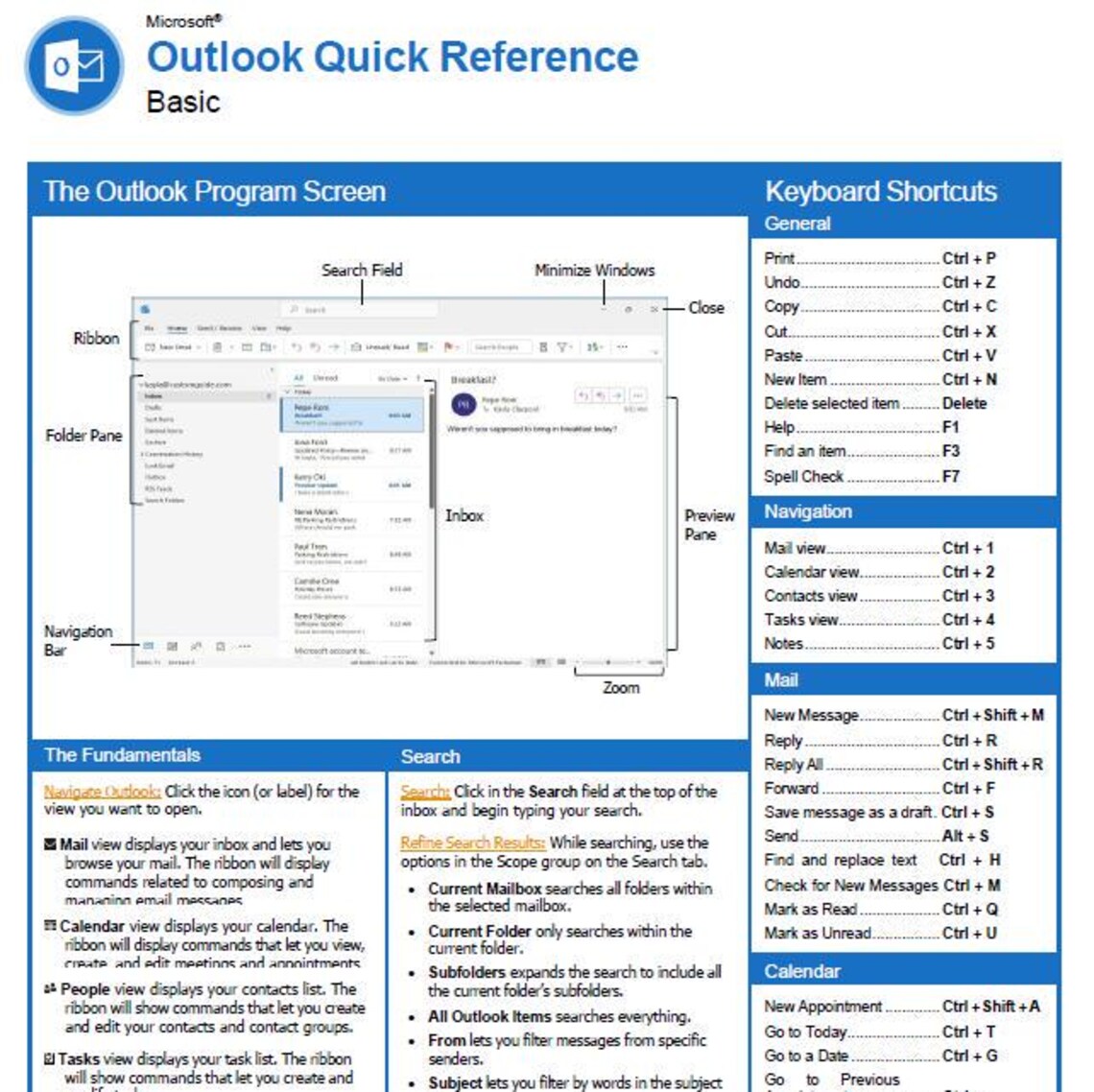 Ultimate Microsoft Office Cheat Sheet - All-in-one - Etsy